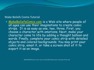 Make beliefs comix tutorial | PPTX