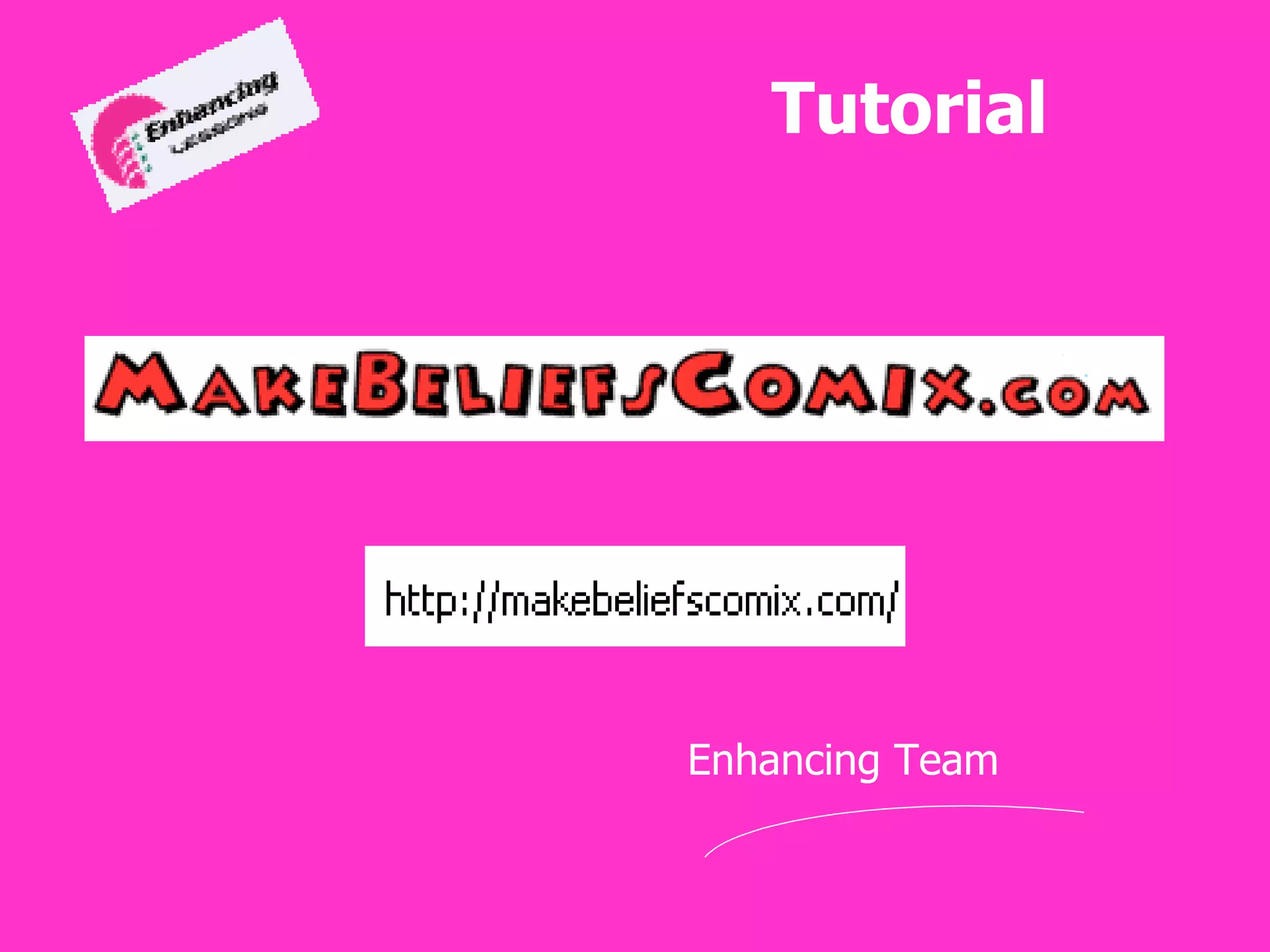 Make Beliefs Comix Tutorial | PPT