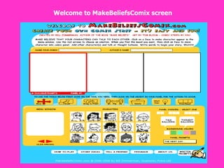 Make Beliefs Comix Tutorial | PPT