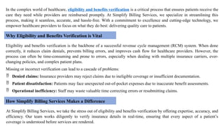 Make Benefits Verification Simple and Accurate with Our Expertise.pptx