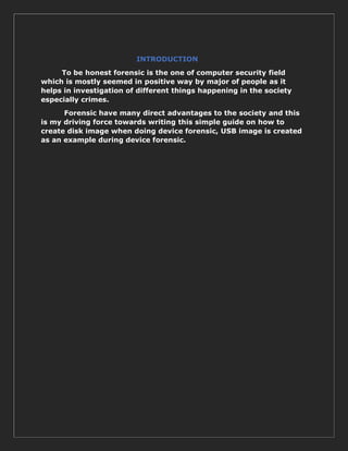 Make device image in forensic | PDF