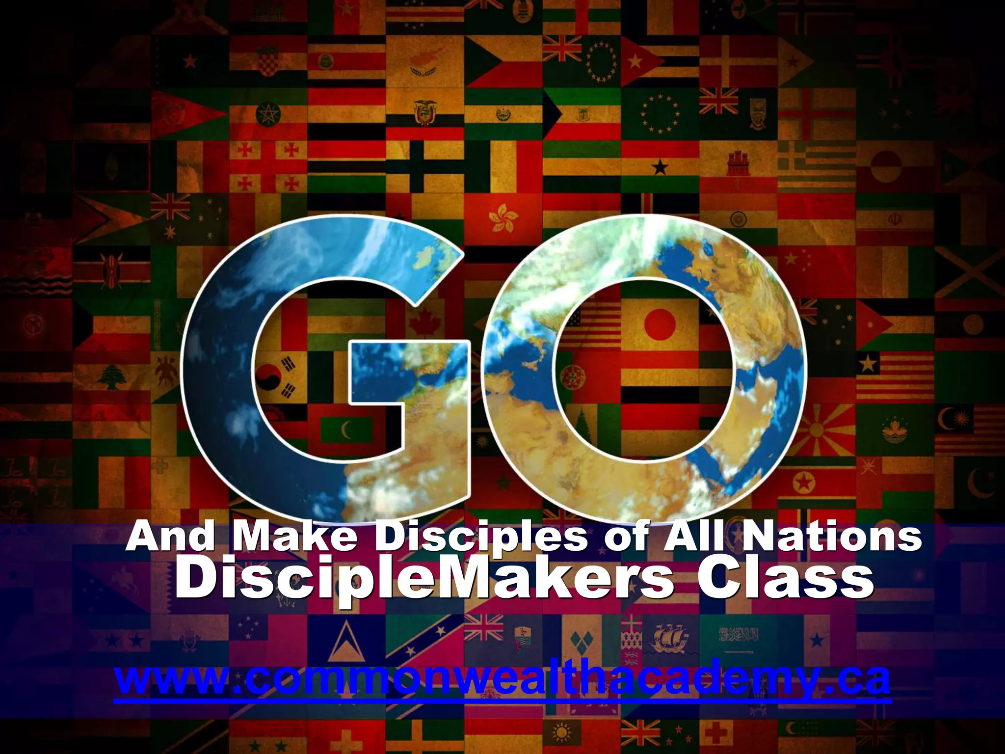 Disciple Makers - Part 1 - Introduction | PPTX