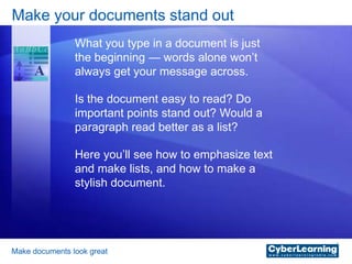 Make documents look great | PPT