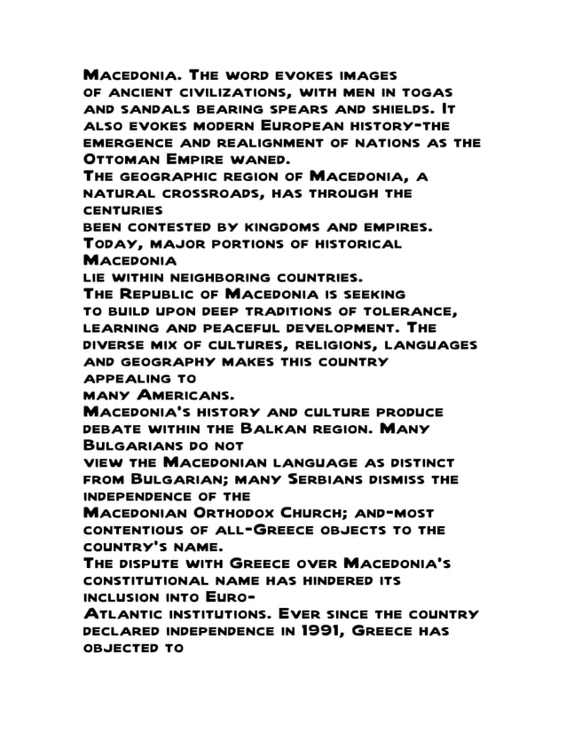 Makedonija | PDF