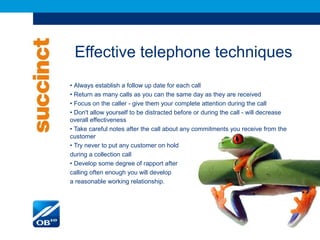 Make Effective Collection Calls | PPT