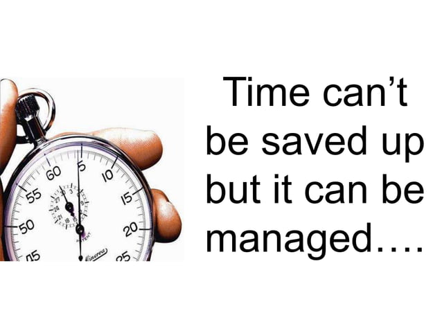 Make every minute count | PPTX