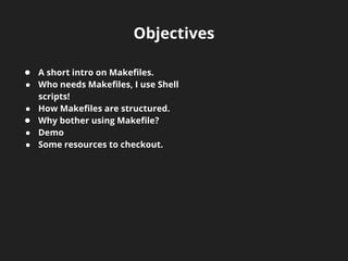 Makefile for python projects | PPT