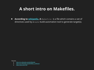 Makefile for python projects | PPT