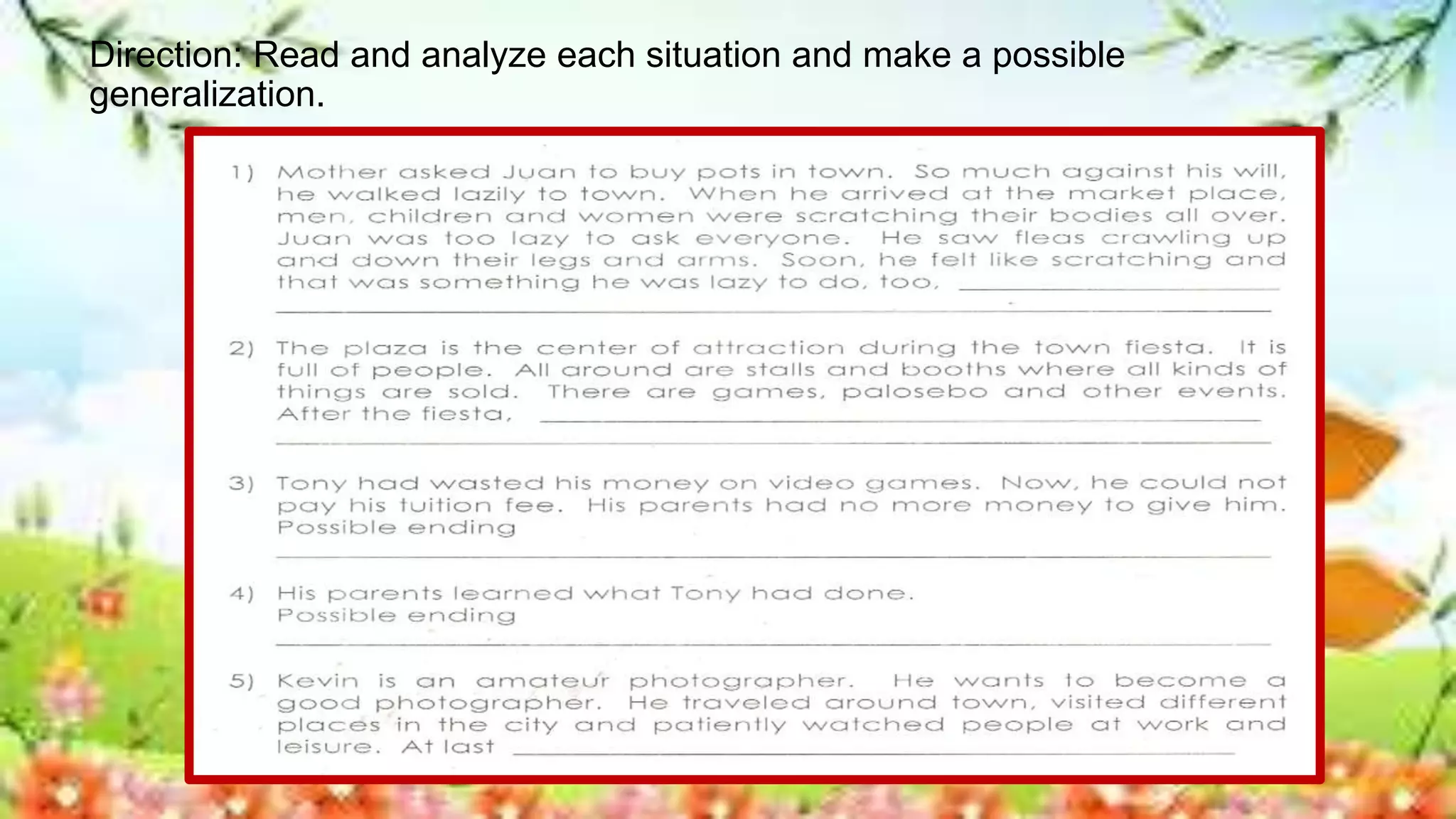 Make generalization | PPTX