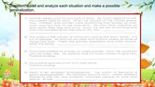 Make generalization | PPTX