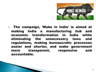 Make in india | PPTX