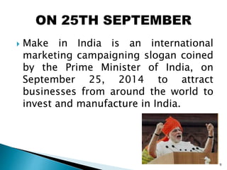 Make in india | PPTX
