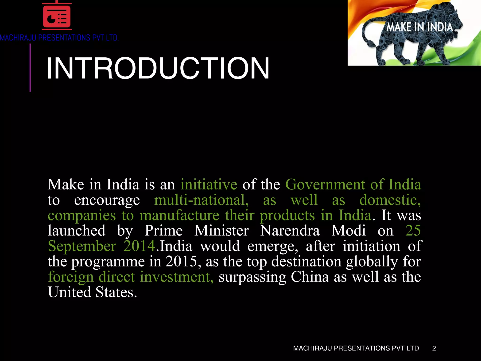 Make in india | PPT