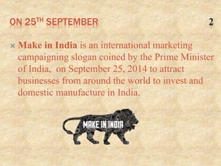 Make in india | PPT