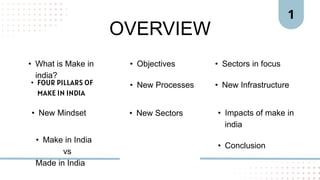 MAKE IN INDIA, initiative launched by Gov | PPTX