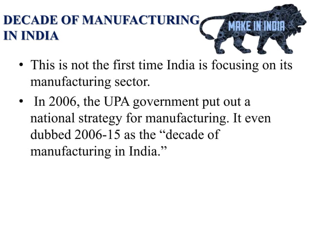 Make in india | PPT