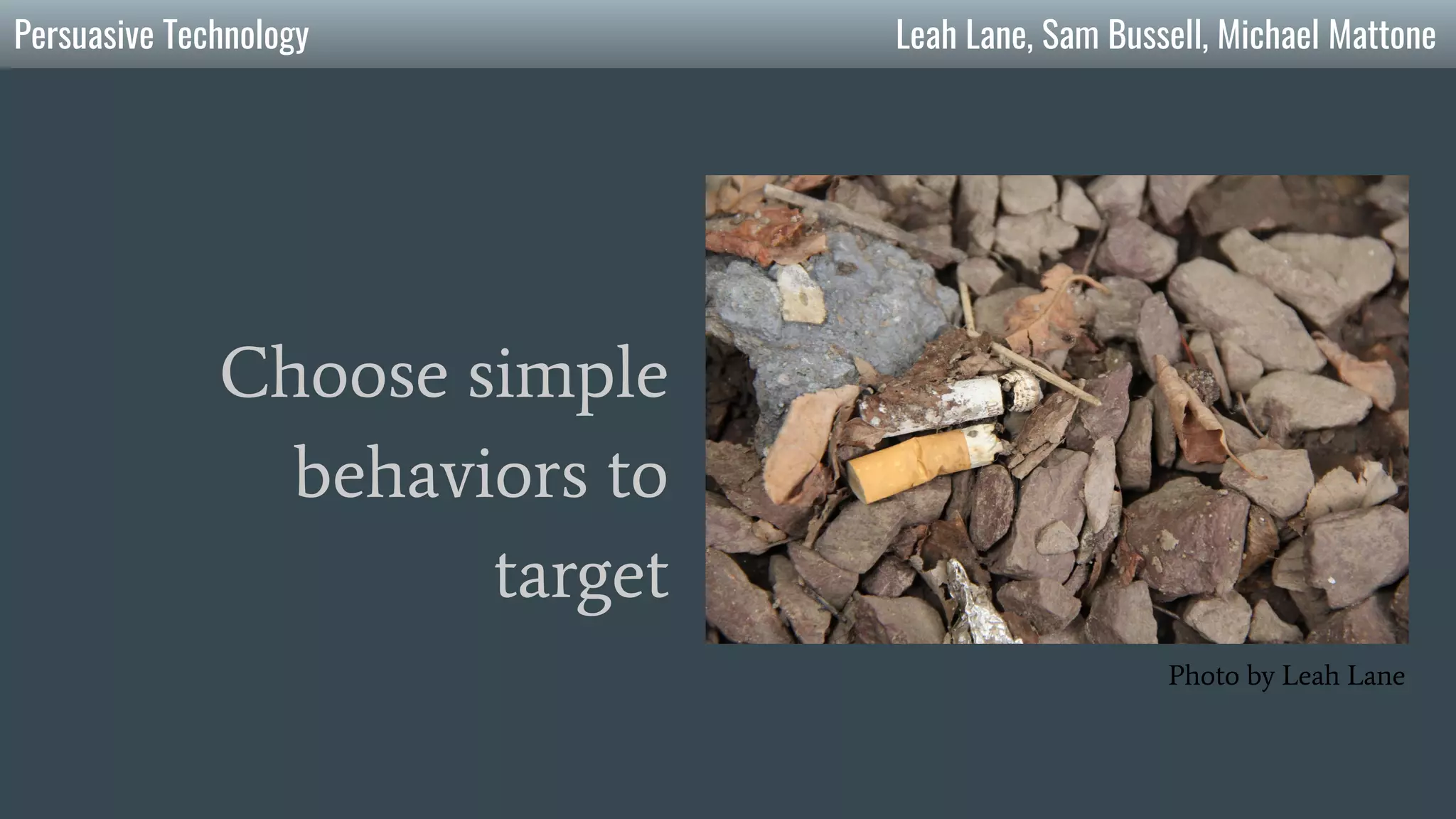 Persuasive Technology | PPT