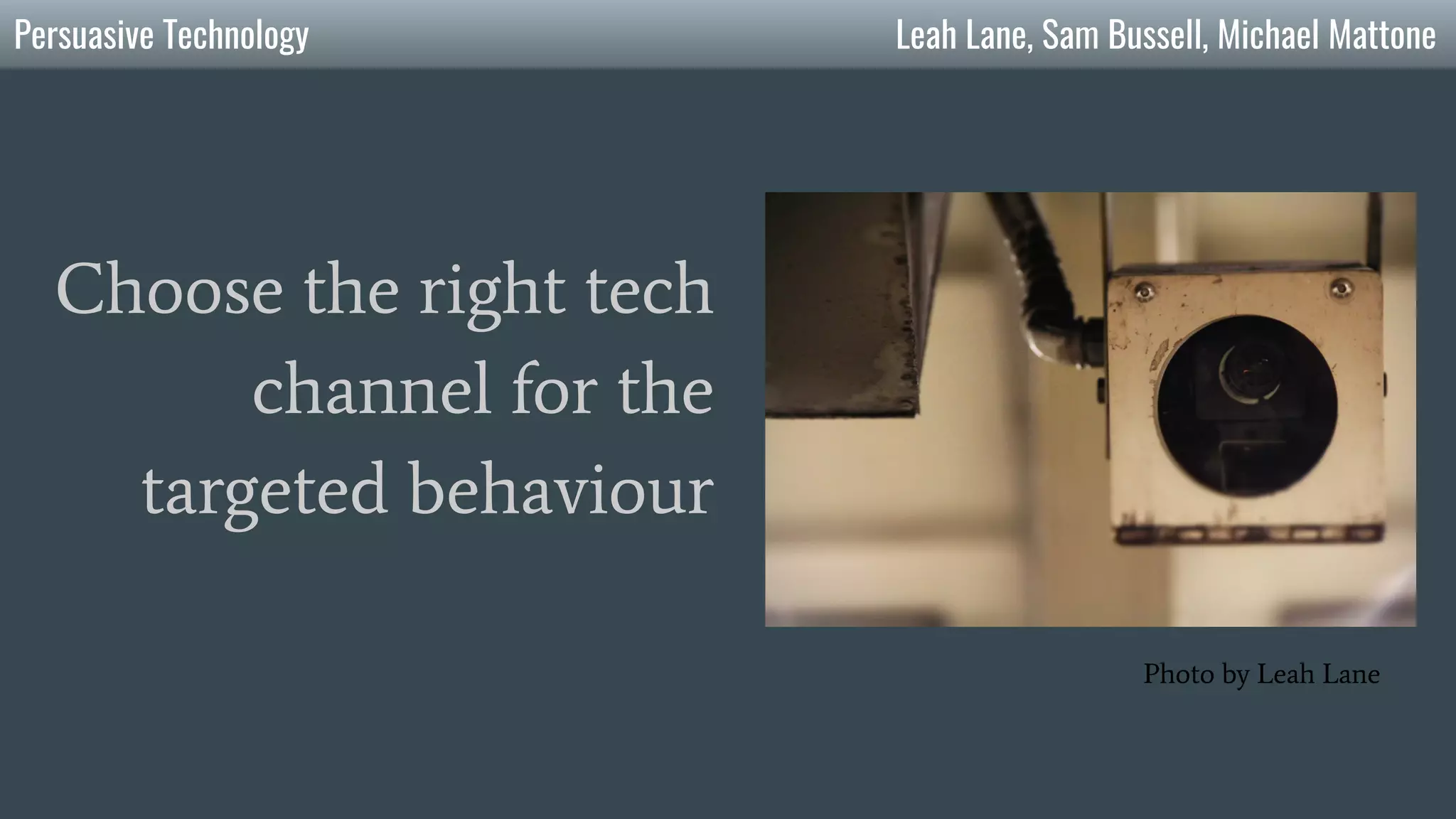 Persuasive Technology | PPT