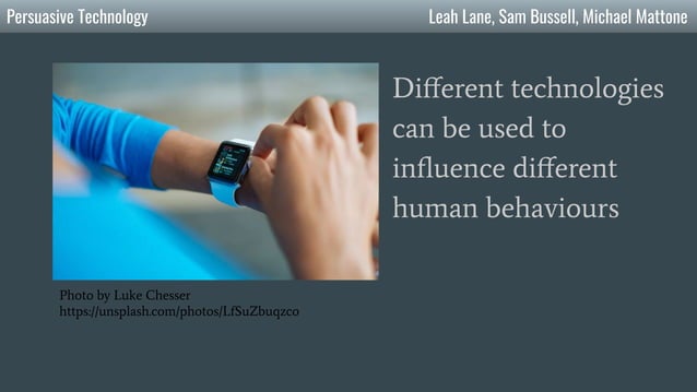 Persuasive Technology | PPT