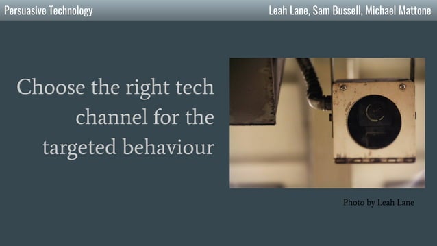 Persuasive Technology | PPT