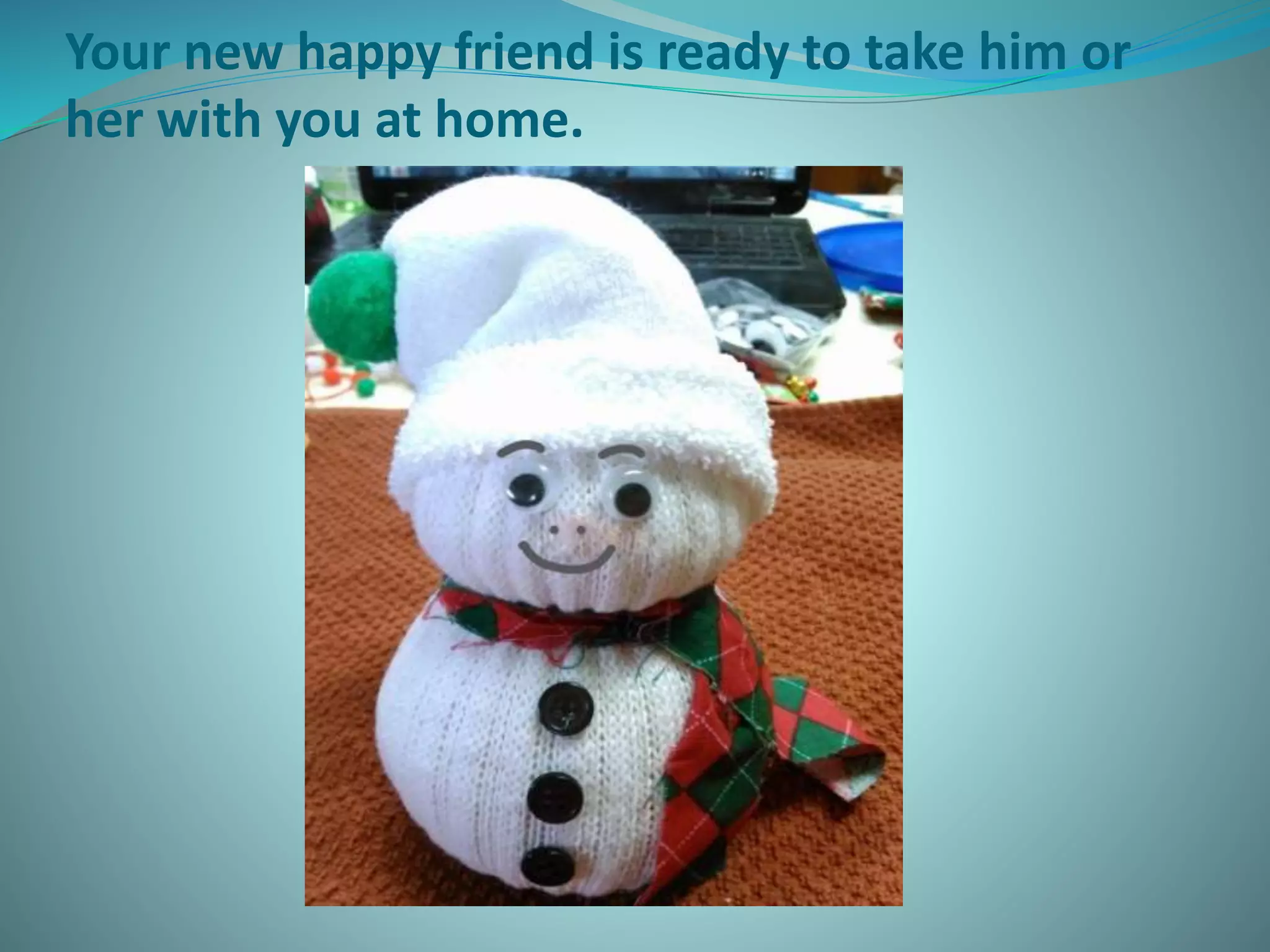 Make little people puppets from old socks and rice | PPT