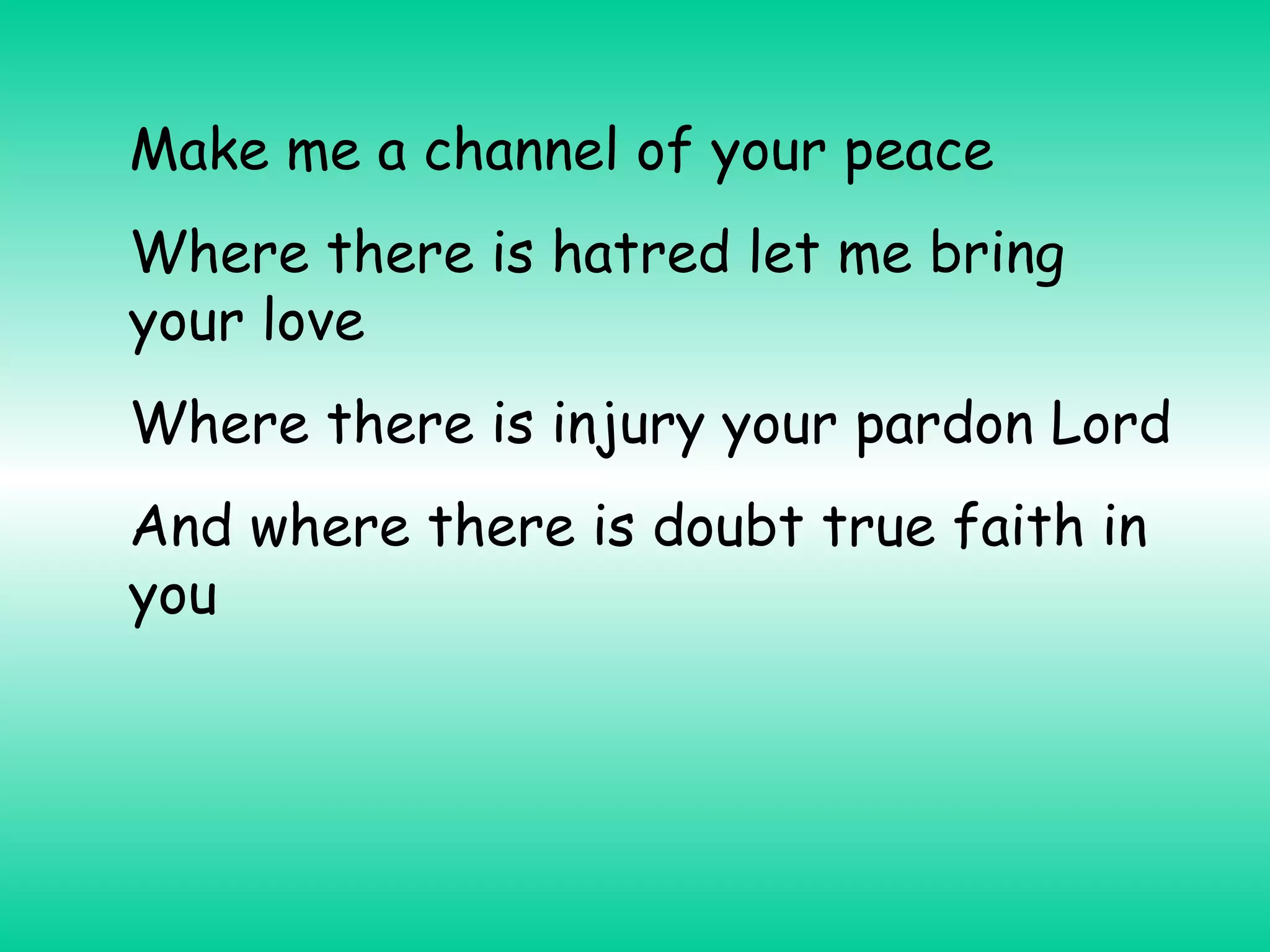 Make me a channel (HTPD School, Peace Day) | PPT
