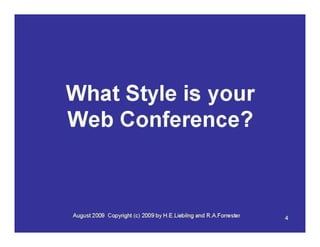 Make Meaningful Connections With Web Conferencing | PDF | Web Conferencing | Computer Software ...