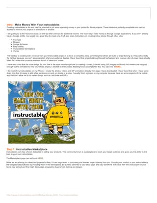 Make money online | PDF