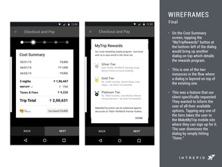 MakeMyTrip - User Flows & Wireframes | PDF