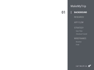 MakeMyTrip - User Flows & Wireframes | PDF