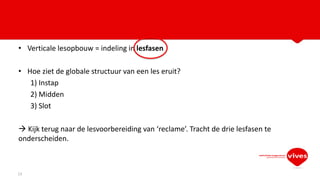 Maken van een lesvoorbereiding | PPTX
