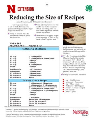 Makeover Your Leftovers Tips and Recipes | PDF