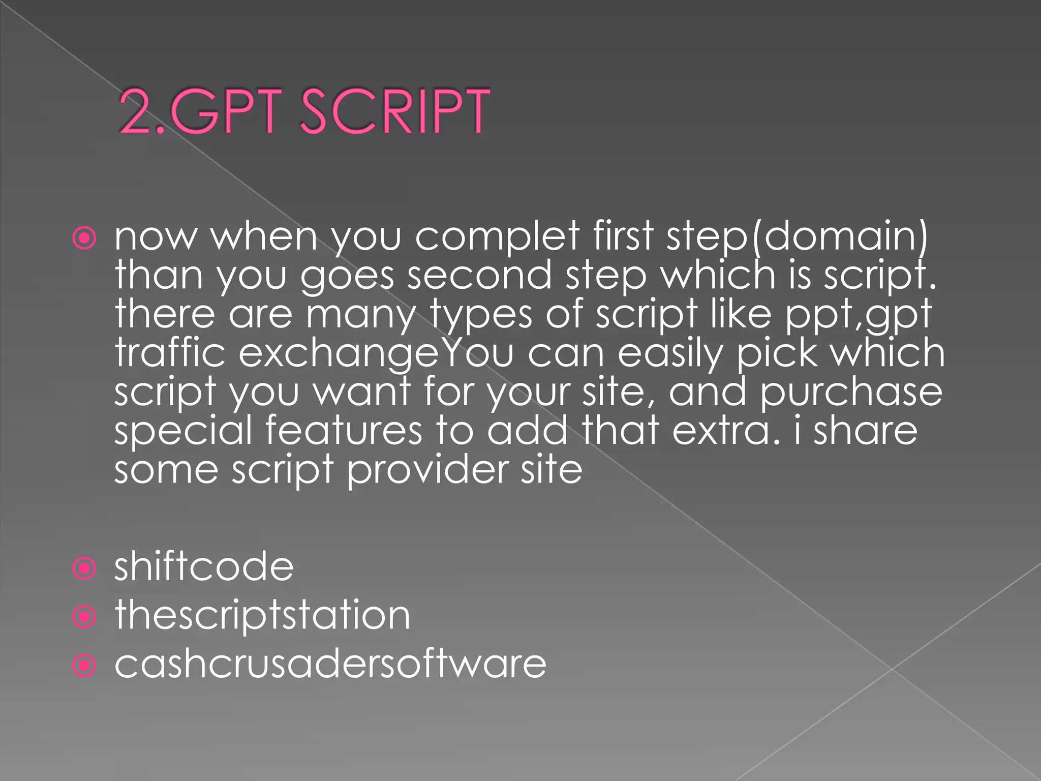 Make own gpt site | PPT