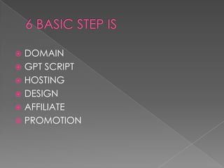 Make own gpt site | PPT