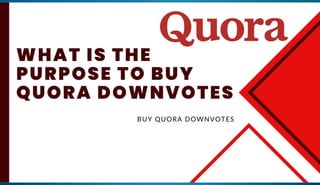 Make Quora Activities More Successful | PPT