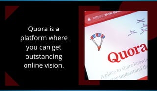 Make Quora Activities More Successful | PPT