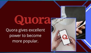 Make Quora Activities More Successful | PPT
