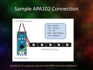 A Fast Introduction to Arduino and Addressable LED Strips | PPTX