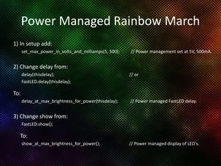 A Fast Introduction to Arduino and Addressable LED Strips | PPTX