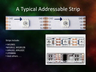 A Fast Introduction to Arduino and Addressable LED Strips | PPTX