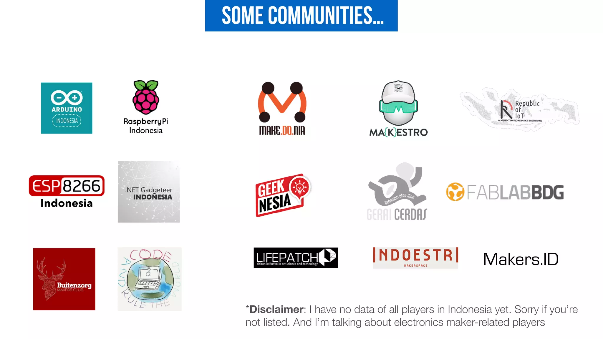 Maker Movement Toward Iot Ecosystem In Indonesia Ppt