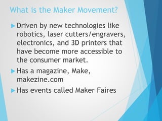 Maker Movement | PPTX