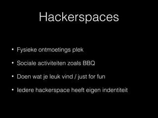 Fablab, Makerspace en hackerspace: wat is wat? | PPT