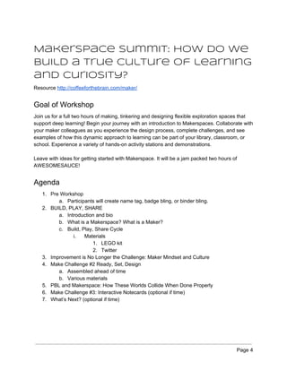 Makerspace Handbook | PDF