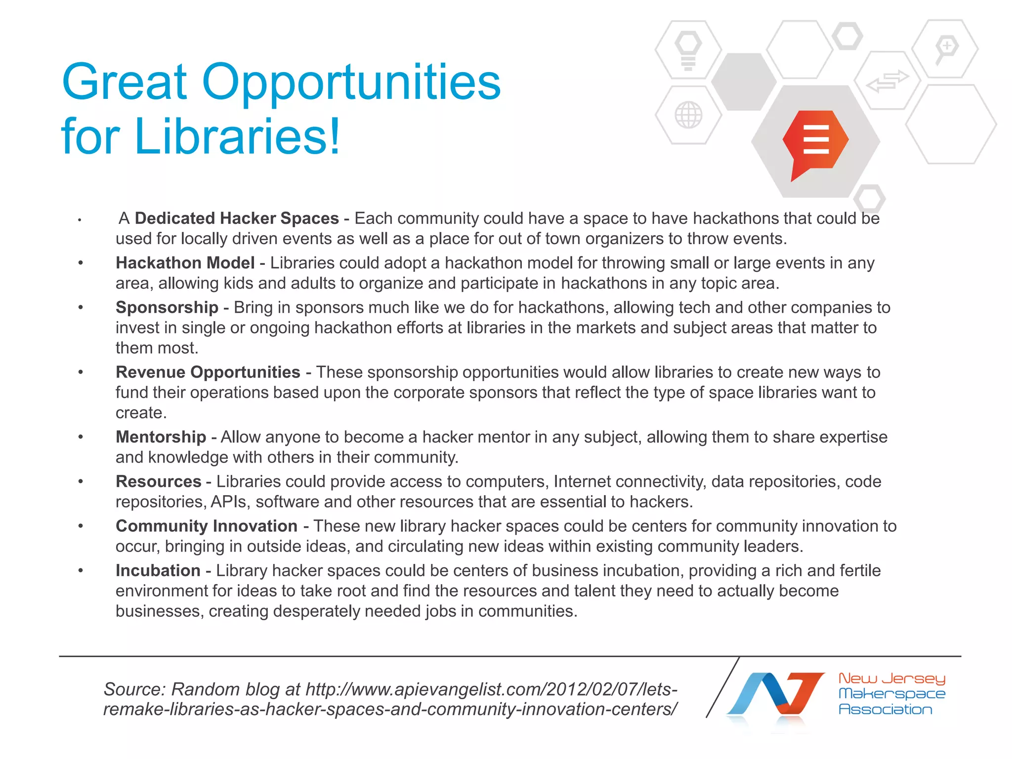 Introduction to Makerspaces: Garages for tomorrows innovation | PPTX | Computing | Technology ...