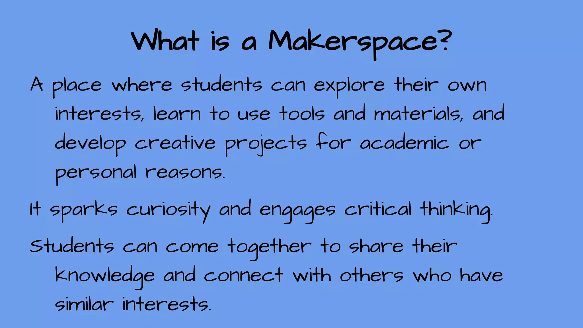 Makerspace PTA presentation | PPTX