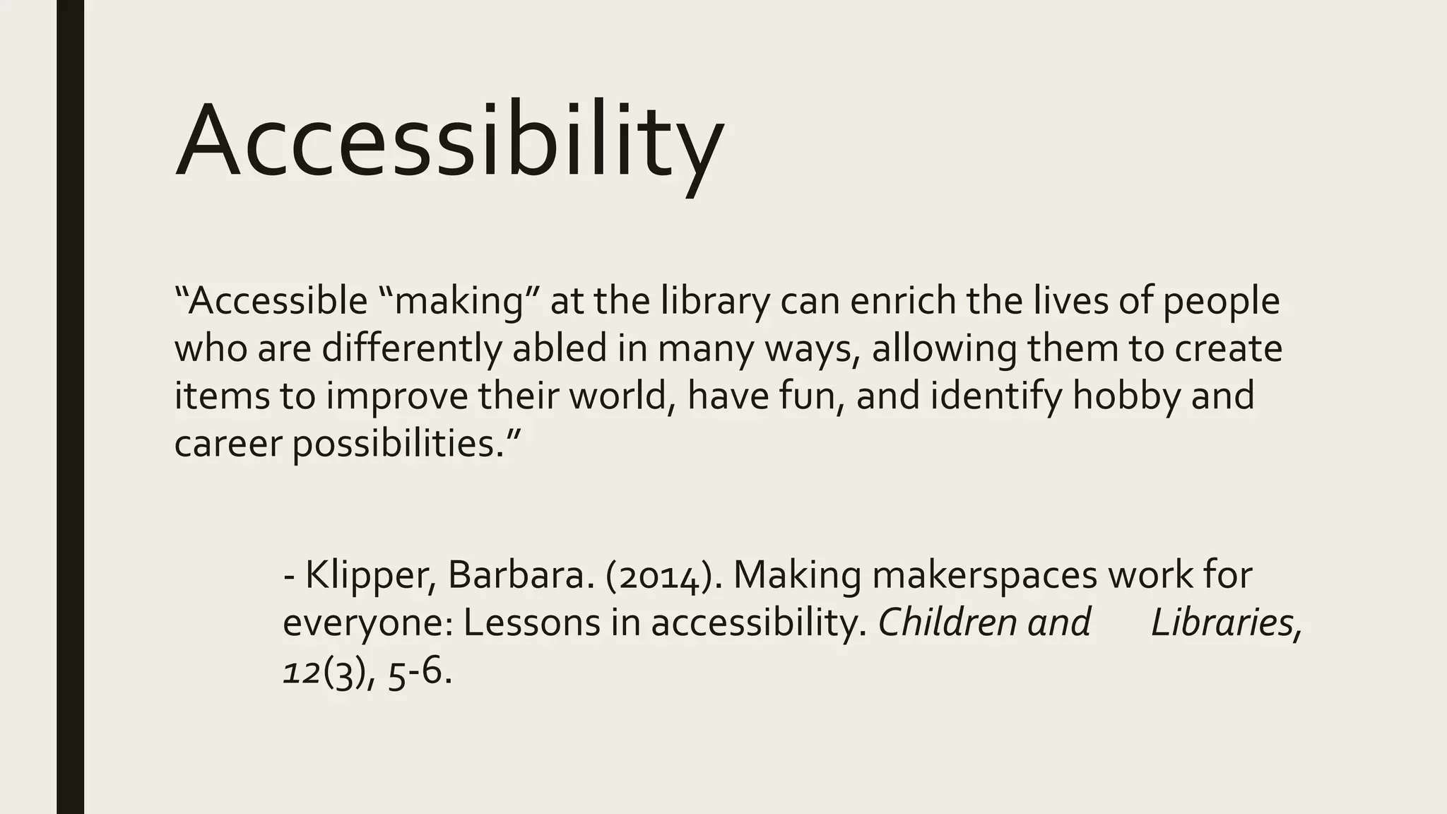 Makerspaces and Information Literacy | PPTX