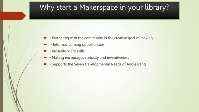 Makerspaces in libraries to promote an entrepreneurship.pptx