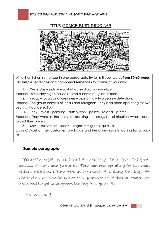 PT3 ESSAY WRITING-SHORT PARAGRAPH | PDF | Crime & Harmful Acts to ...