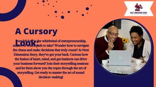 Make Smart Decisions with Storytelling| 1-1 Storytelling Classes to ...